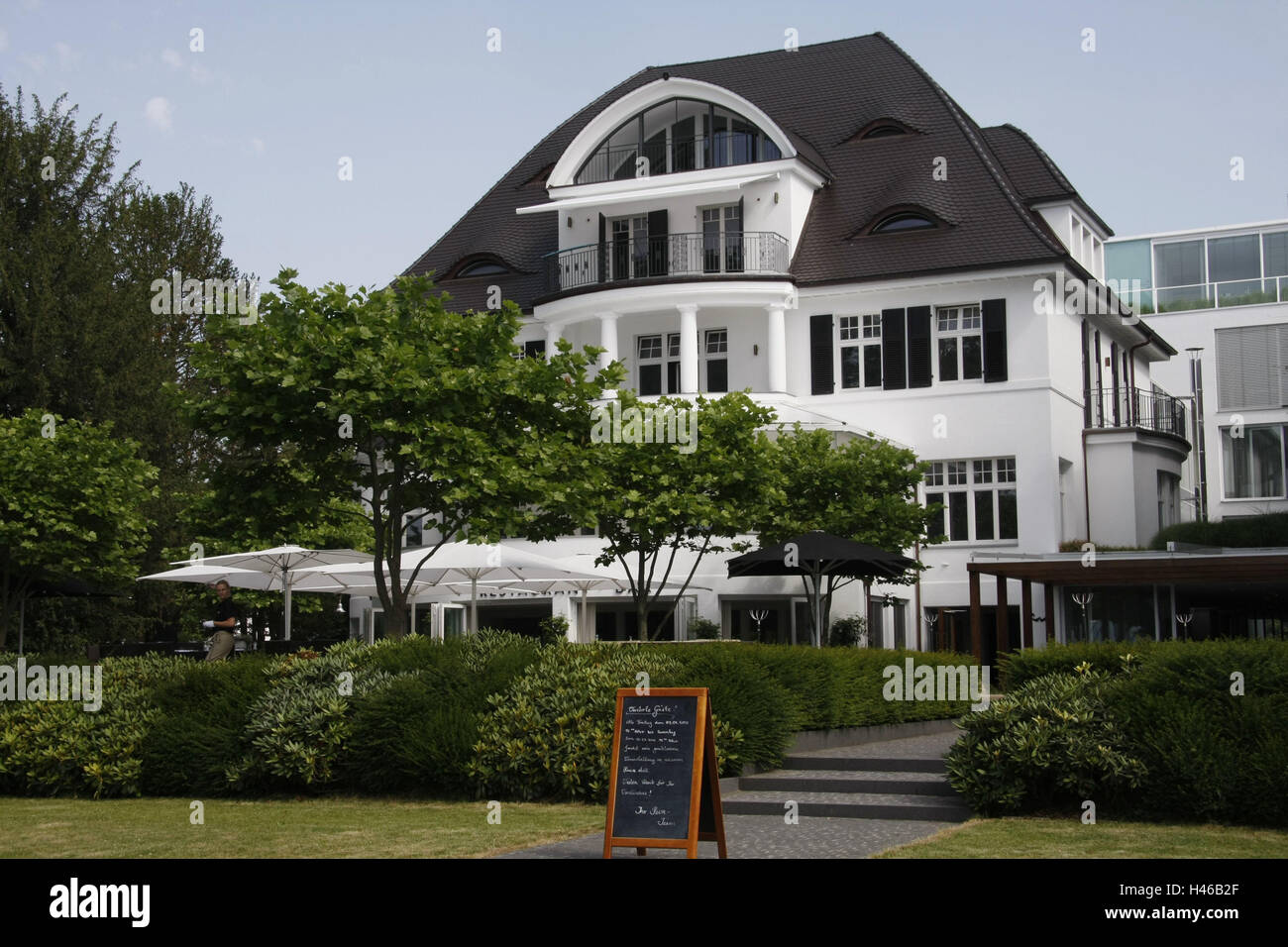 Constance in Lake Constance, hotel restaurant 'Riva', outside Stock ...