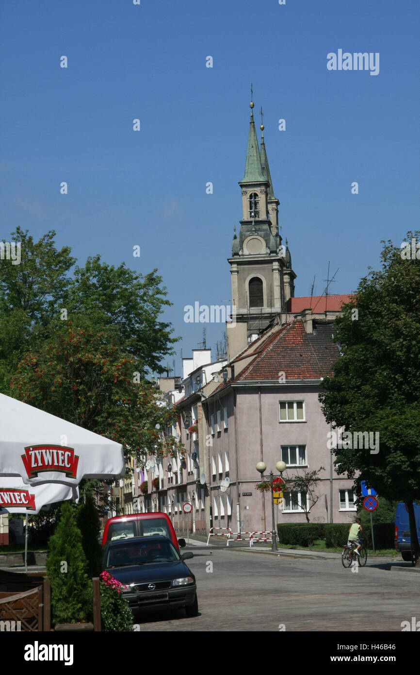Steeples of the nikolaikirche hi-res stock photography and images - Alamy