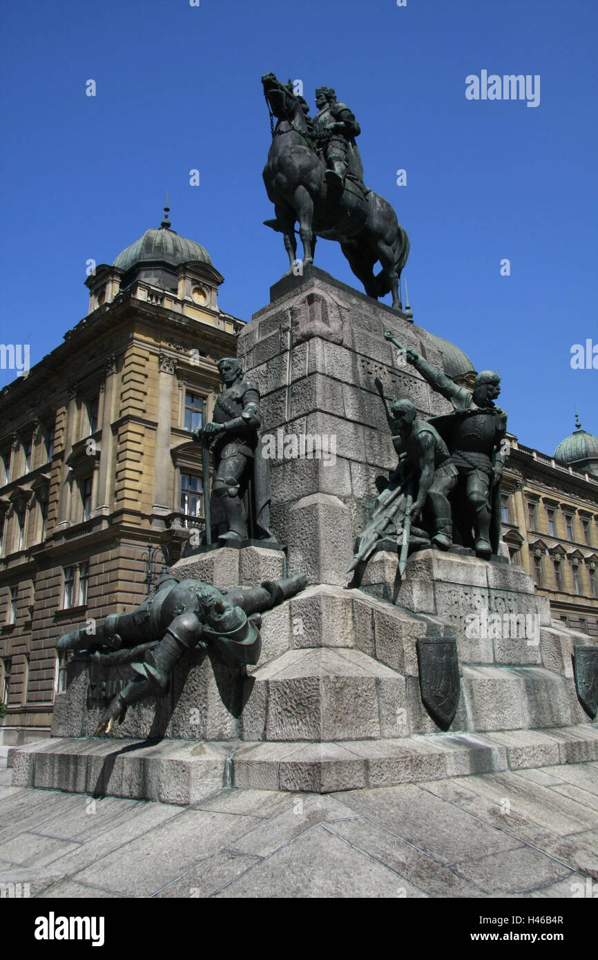 Poland, Cracow, Grunwald monument Stock Photo - Alamy