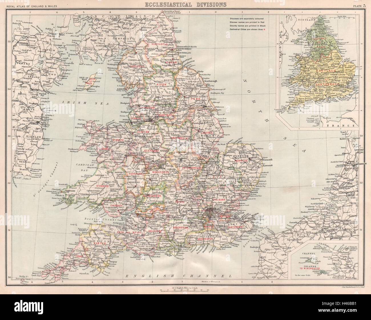 Dioceses map hi-res stock photography and images - Alamy