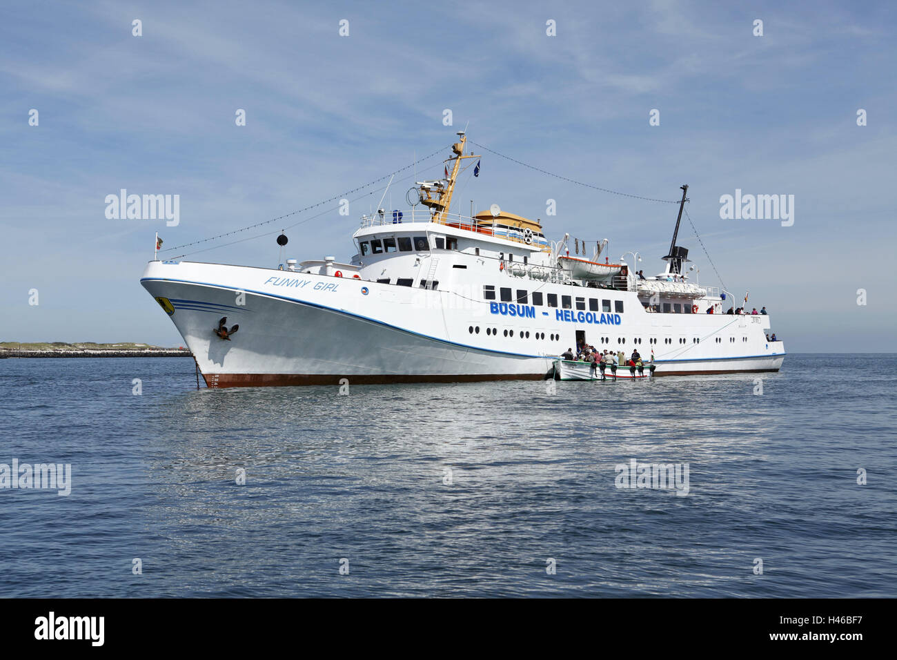 Germany, Schleswig - Holstein, Helgoland, the North Sea, ship, island ...