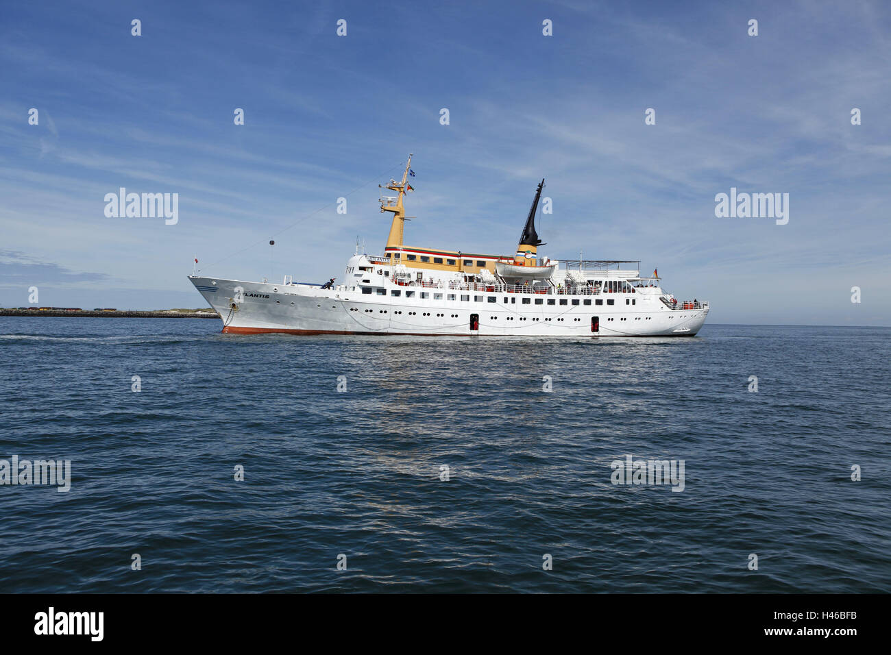 Germany, Schleswig - Holstein, Helgoland, the North Sea, ship, island ...