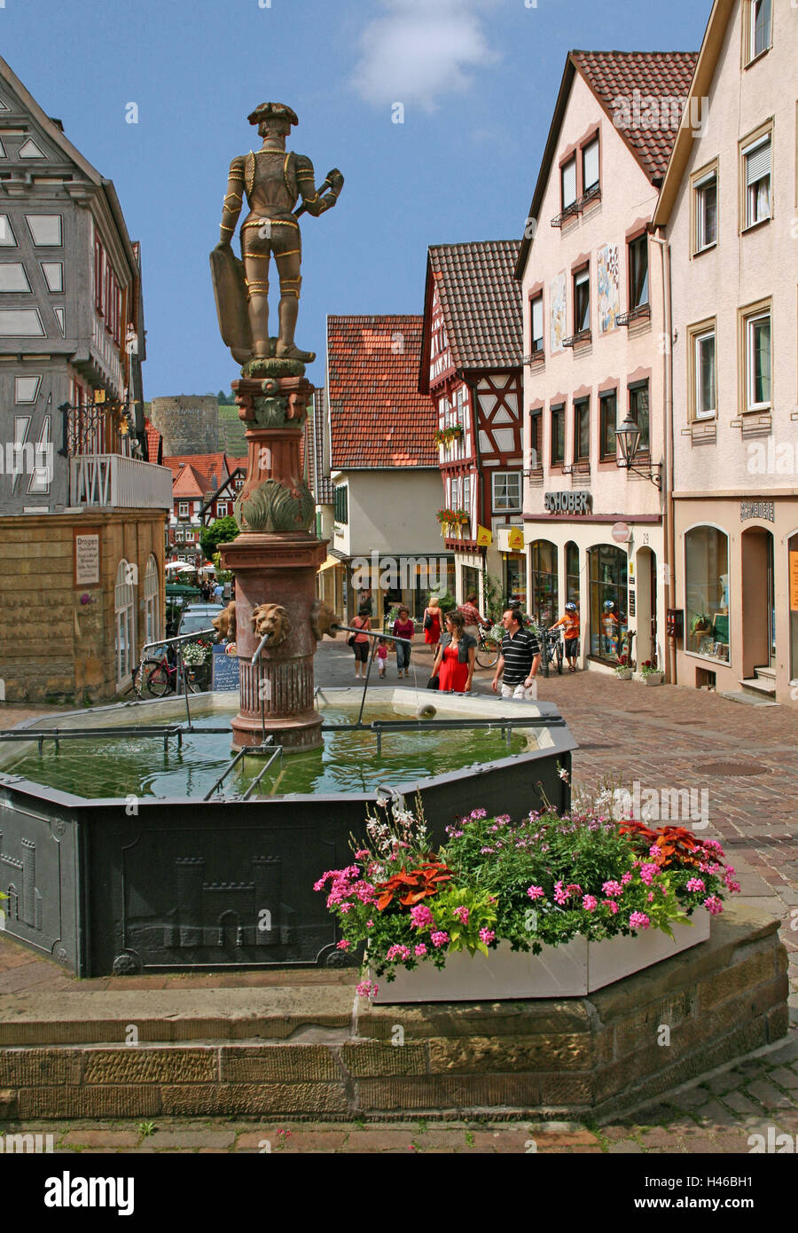 Germany, Baden-Wurttemberg, home Besig, Old Town, pedestrian area ...