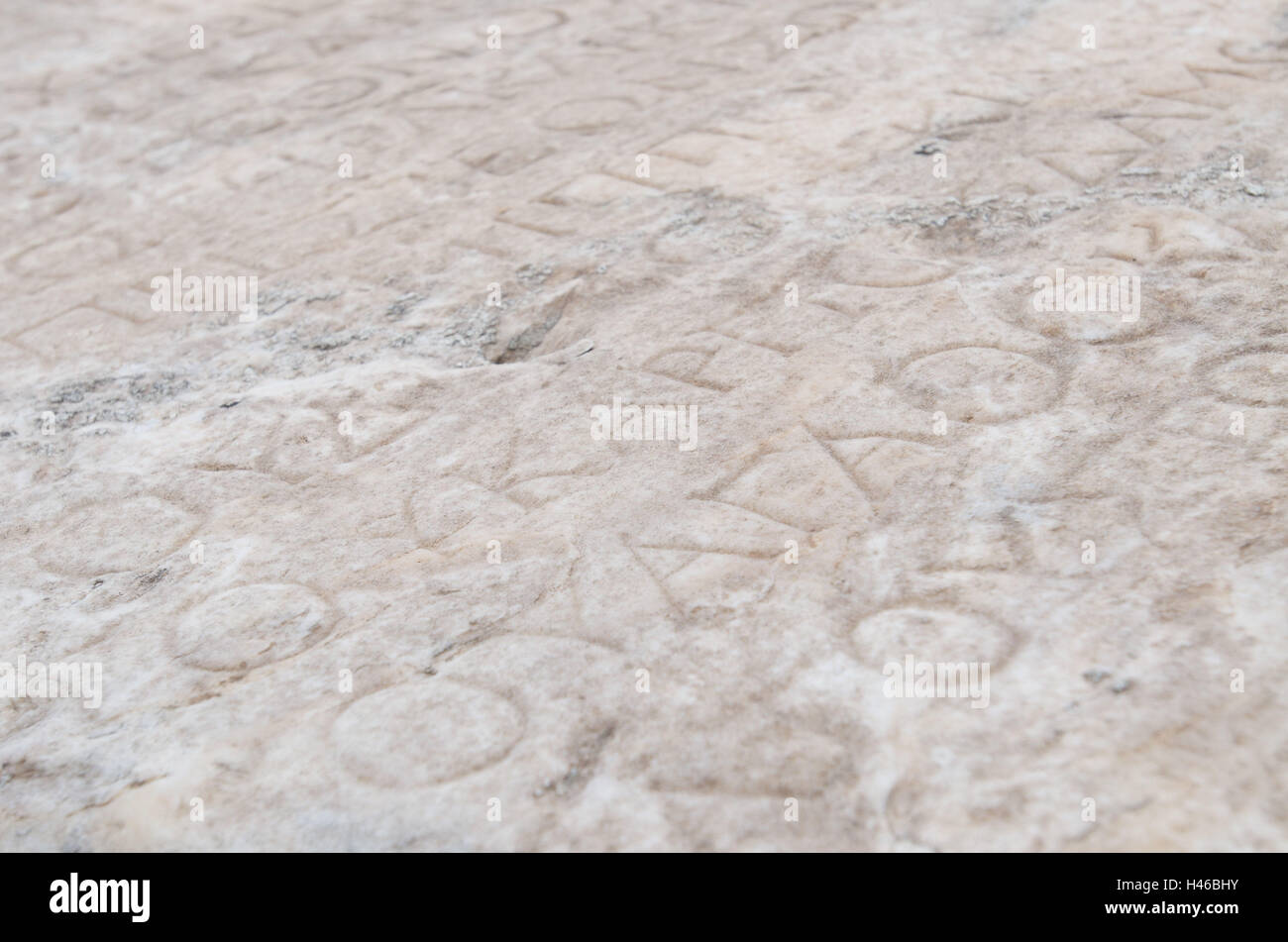 Stone wall, hieroglyphs, Acropolis, Athens, Greece Stock Photo - Alamy