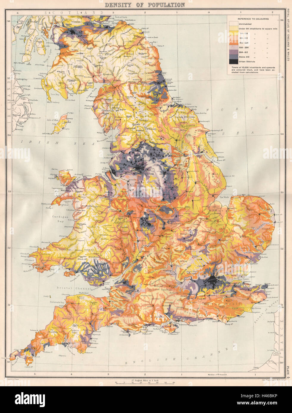 Industrial Map Of England