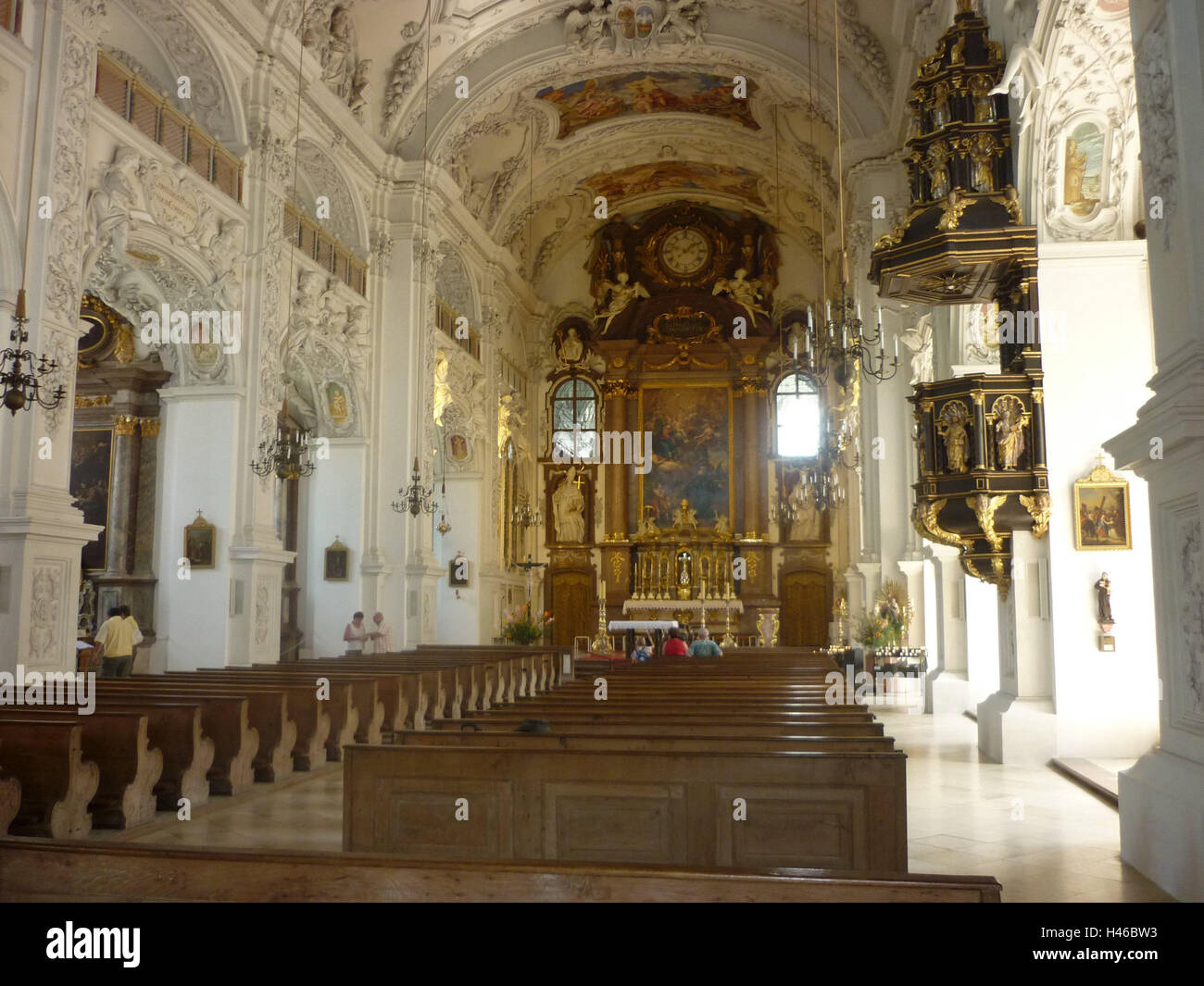 Minster, inside, church, religion, faith, pulpit, altar, person ...