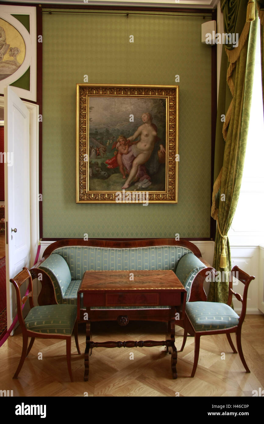 Biedermeier furniture hi-res stock photography and images - Alamy