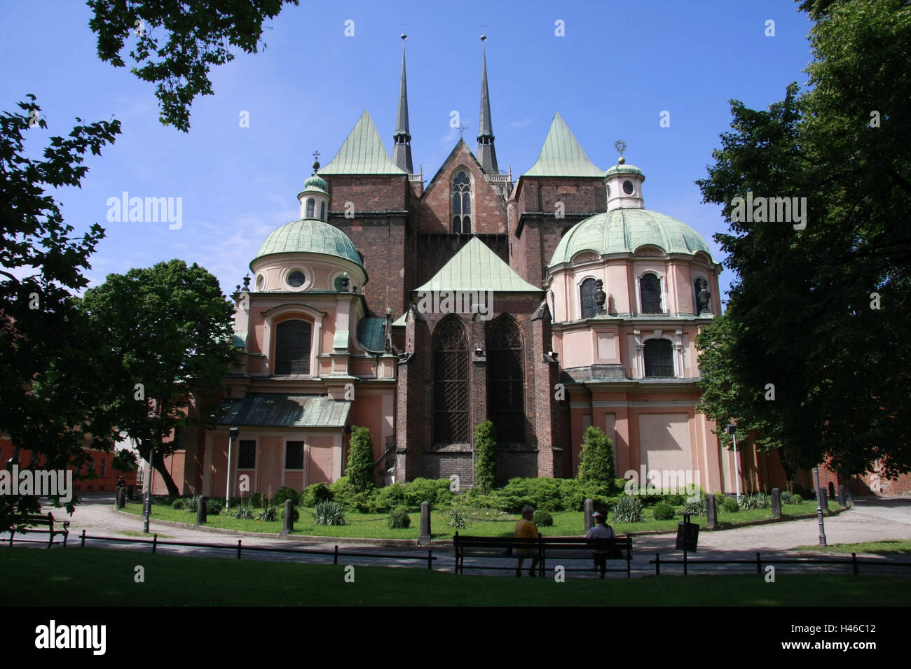Poland, Wroclaw, cathedral, back view Stock Photo - Alamy
