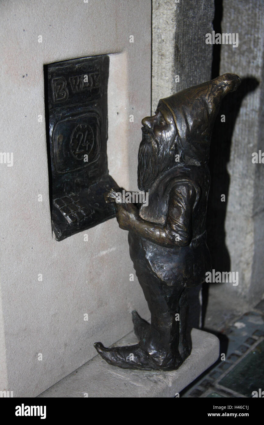 Poland, Wroclaw, dwarf's figure Stock Photo - Alamy