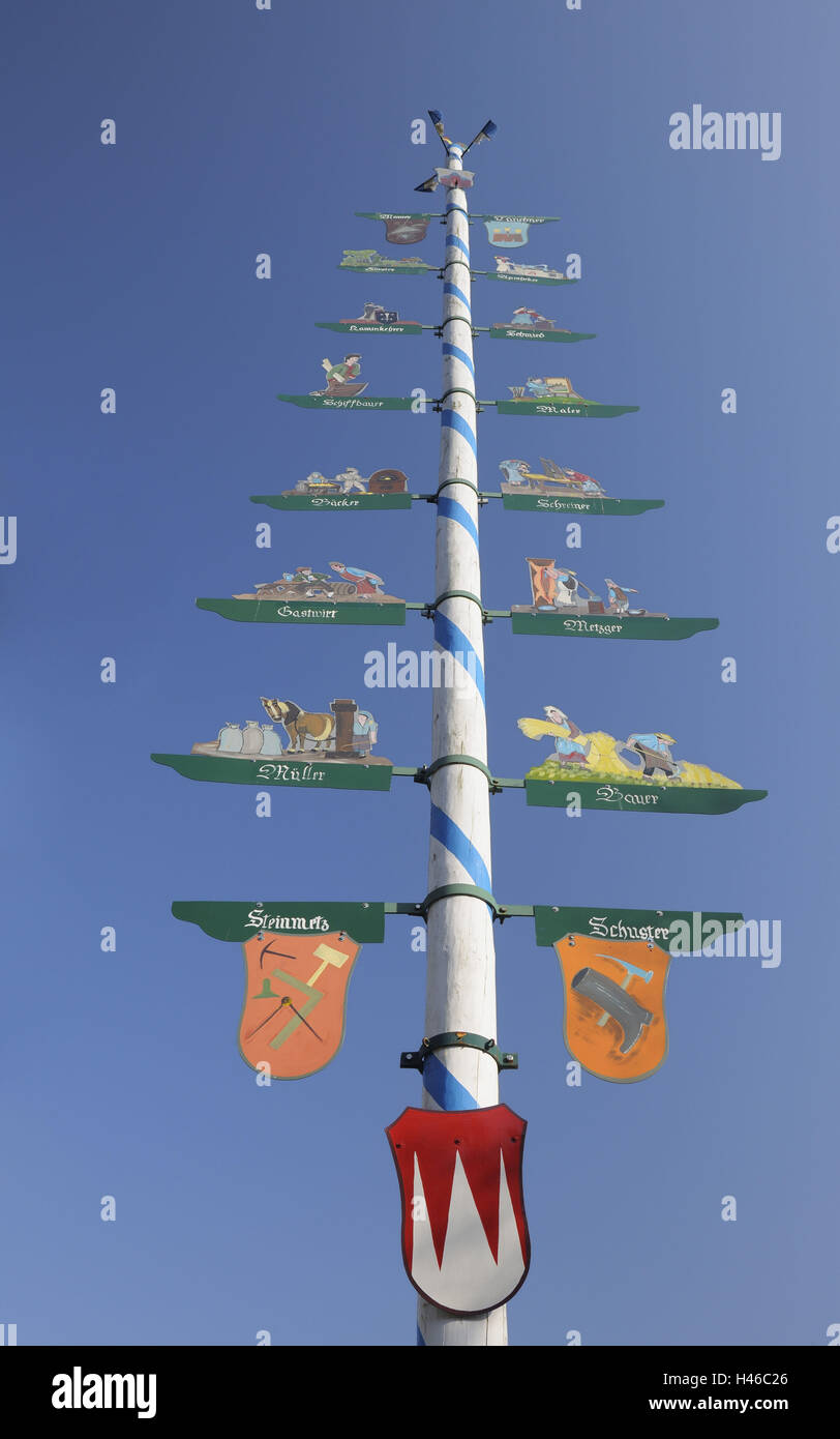 Maypole bavaria hi-res stock photography and images - Alamy