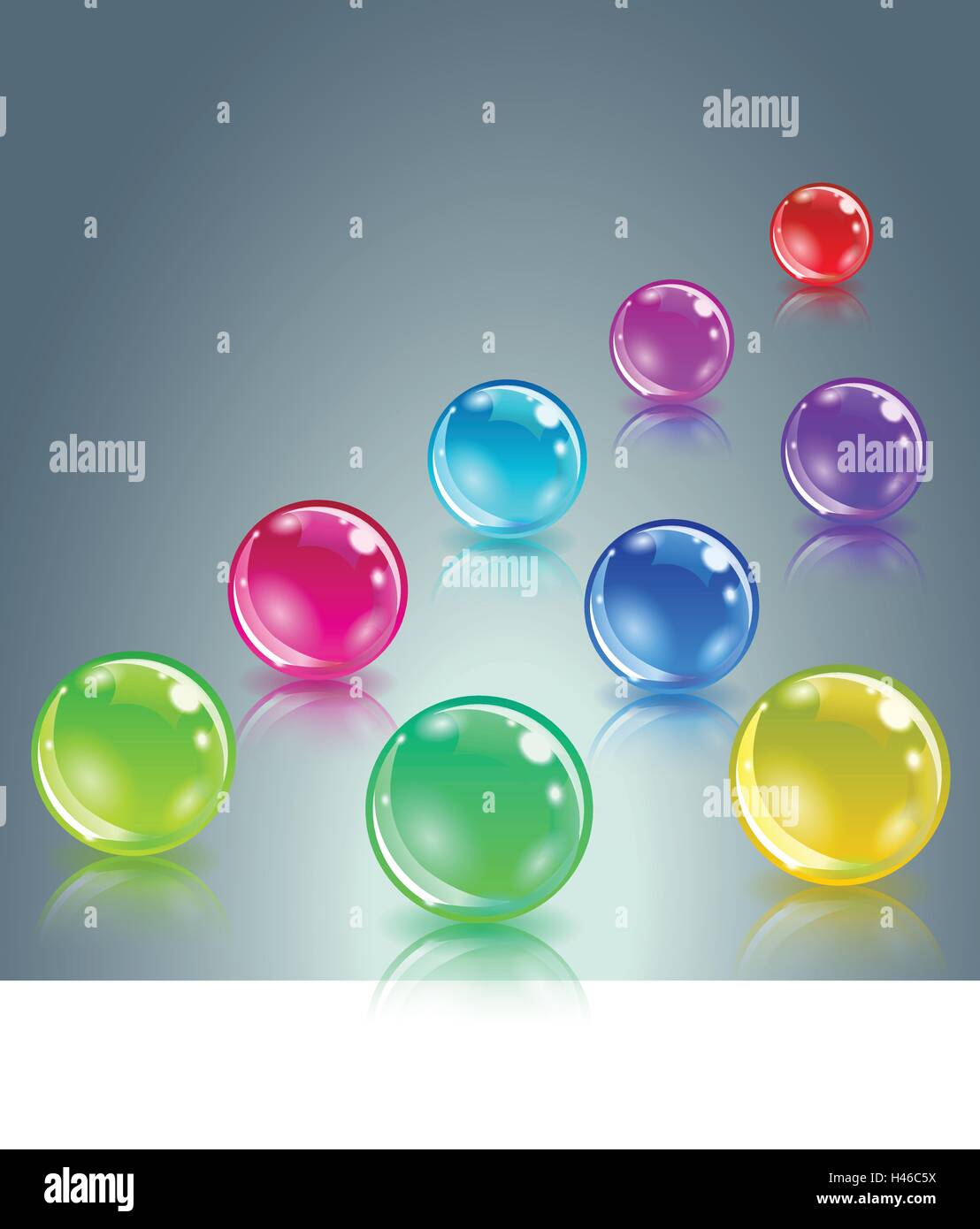 Toy glossy balls Stock Vector Images - Alamy