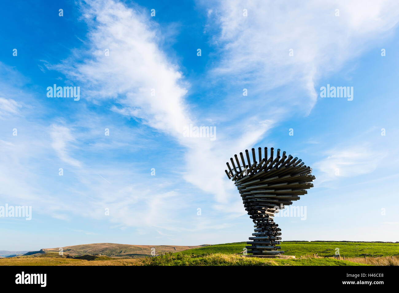 The Singing Ringing Tree, a panopticon on Crown Point above Burnley in ...