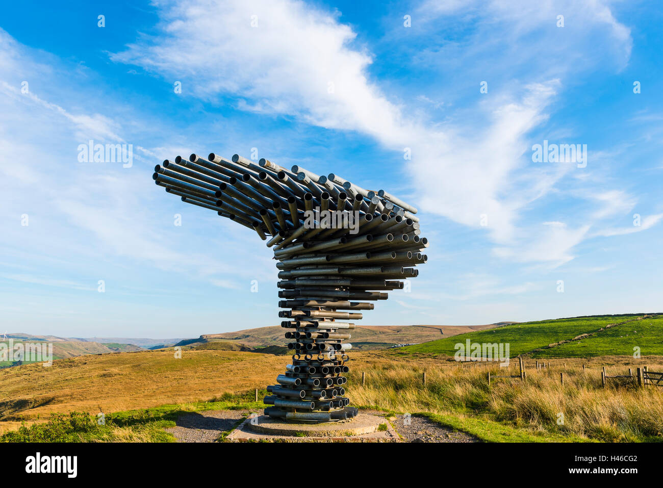 The Singing Ringing Tree, a panopticon on Crown Point above Burnley in ...