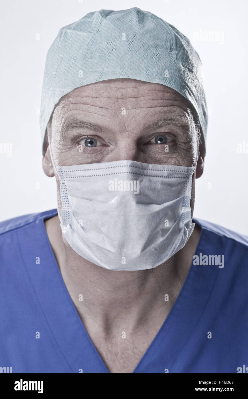 Op. doctor with mask Stock Photo - Alamy