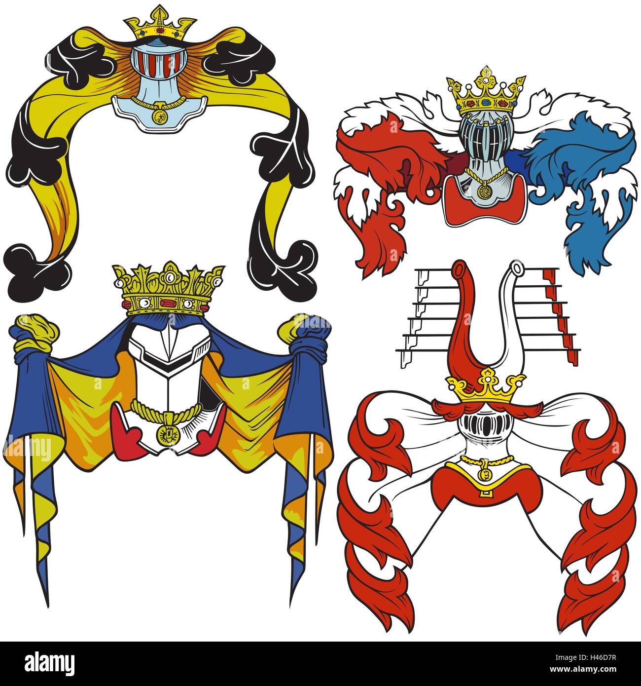 Heraldry Stock Vector Images - Alamy