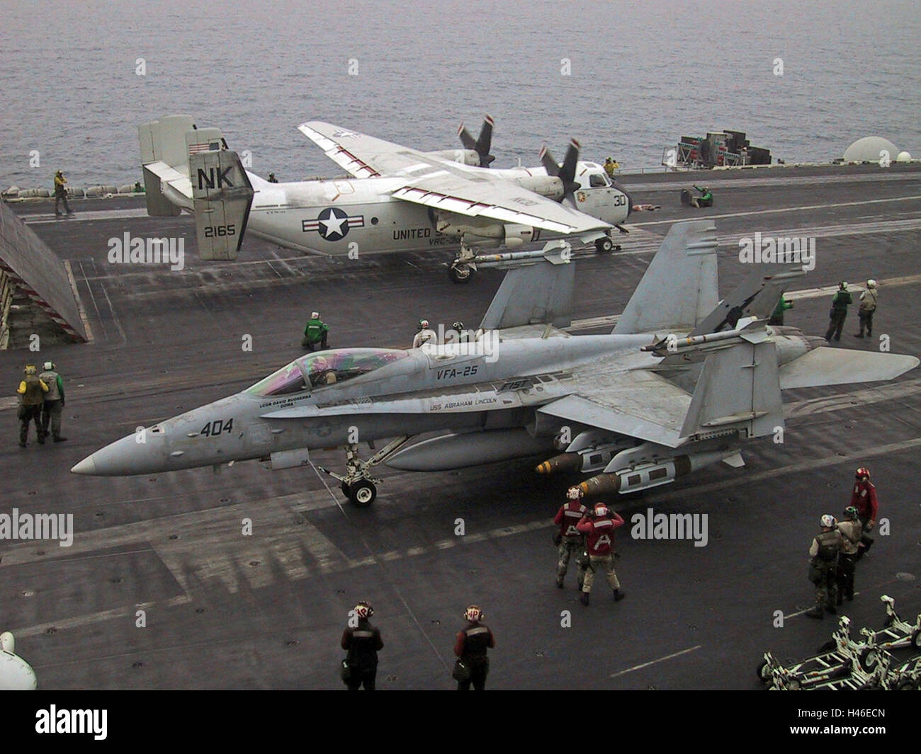 22nd March 2003 Operation Iraqi Freedom: aircraft about to take off ...