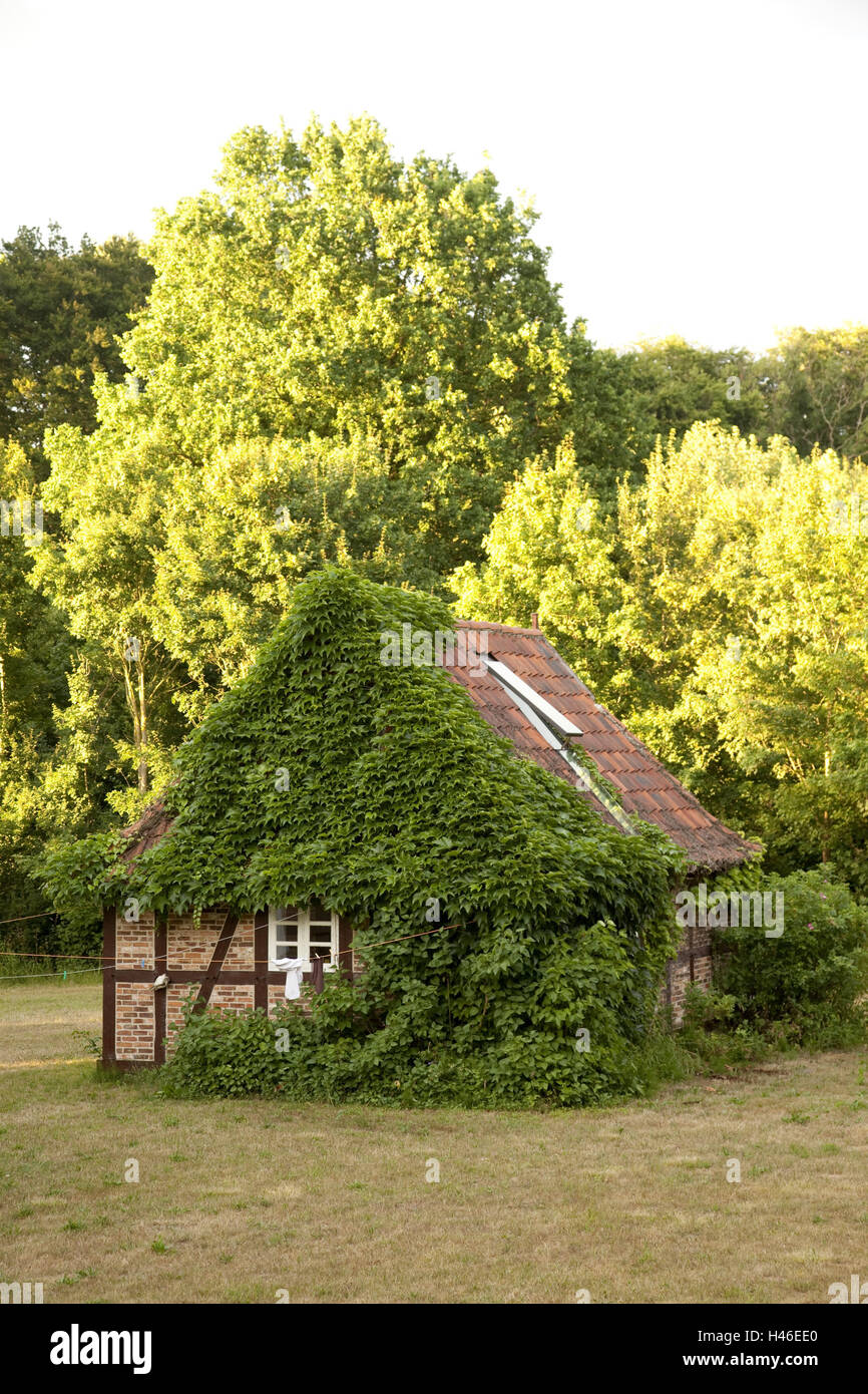 Half-timbered house, exterior, farmhouse, garden Stock Photo - Alamy