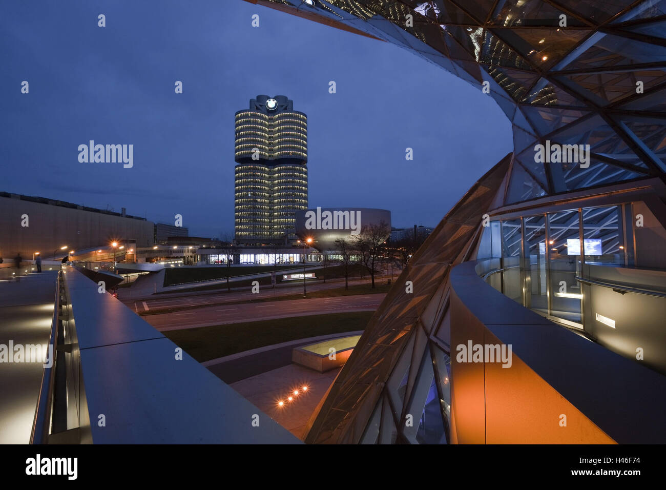 Germany, Bavaria, Munich, BMW Subsidiary, outside, town, architecture ...
