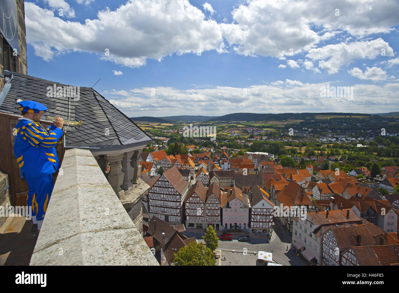 Germany, Hessen, Northern Hessen, Homberg / Efze, town church St Mary ...