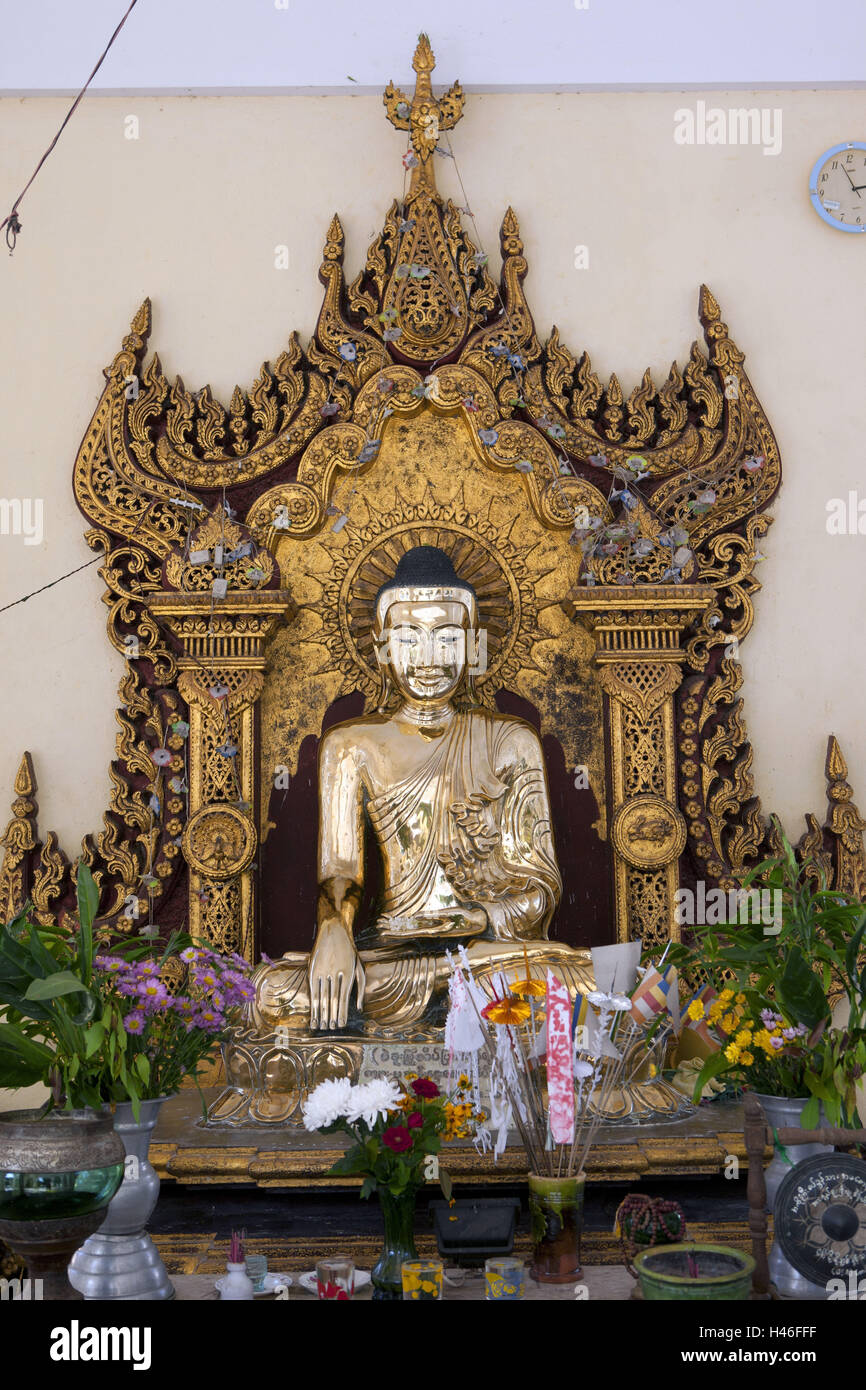 Myanmar, Buddha's character Stock Photo - Alamy