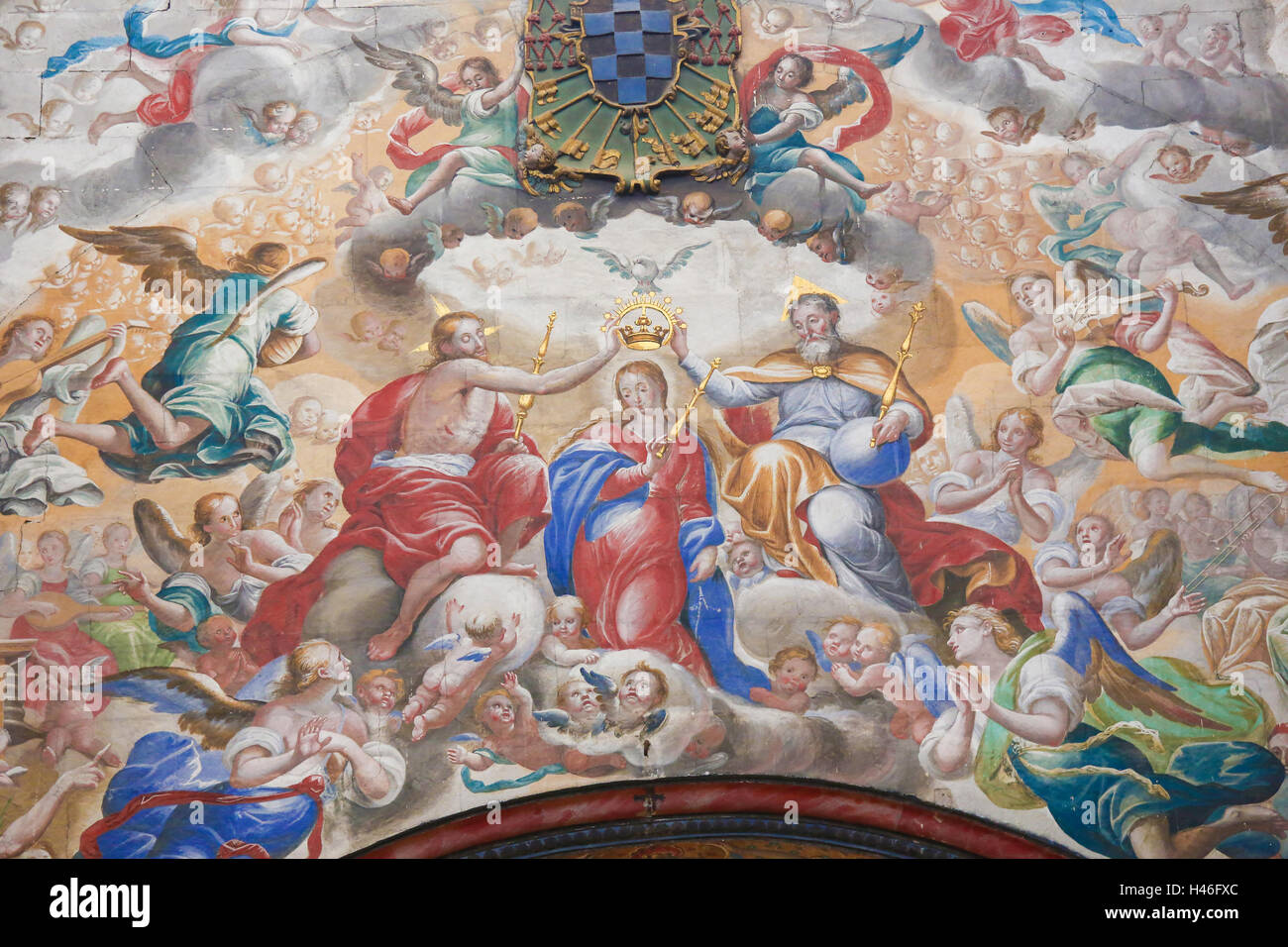 Trinity crowning mother mary in hi-res stock photography and images - Alamy