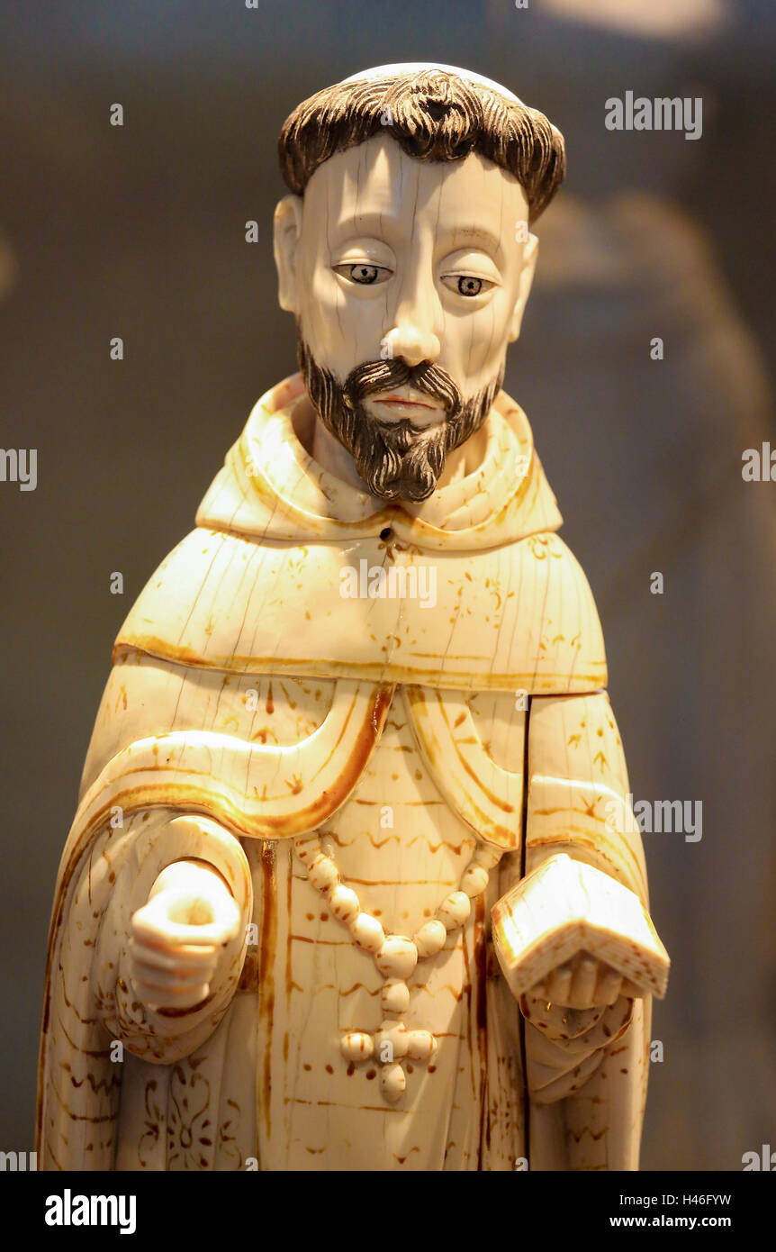 Statue of St Dominic in the Convento de San Esteban, a Dominican ...