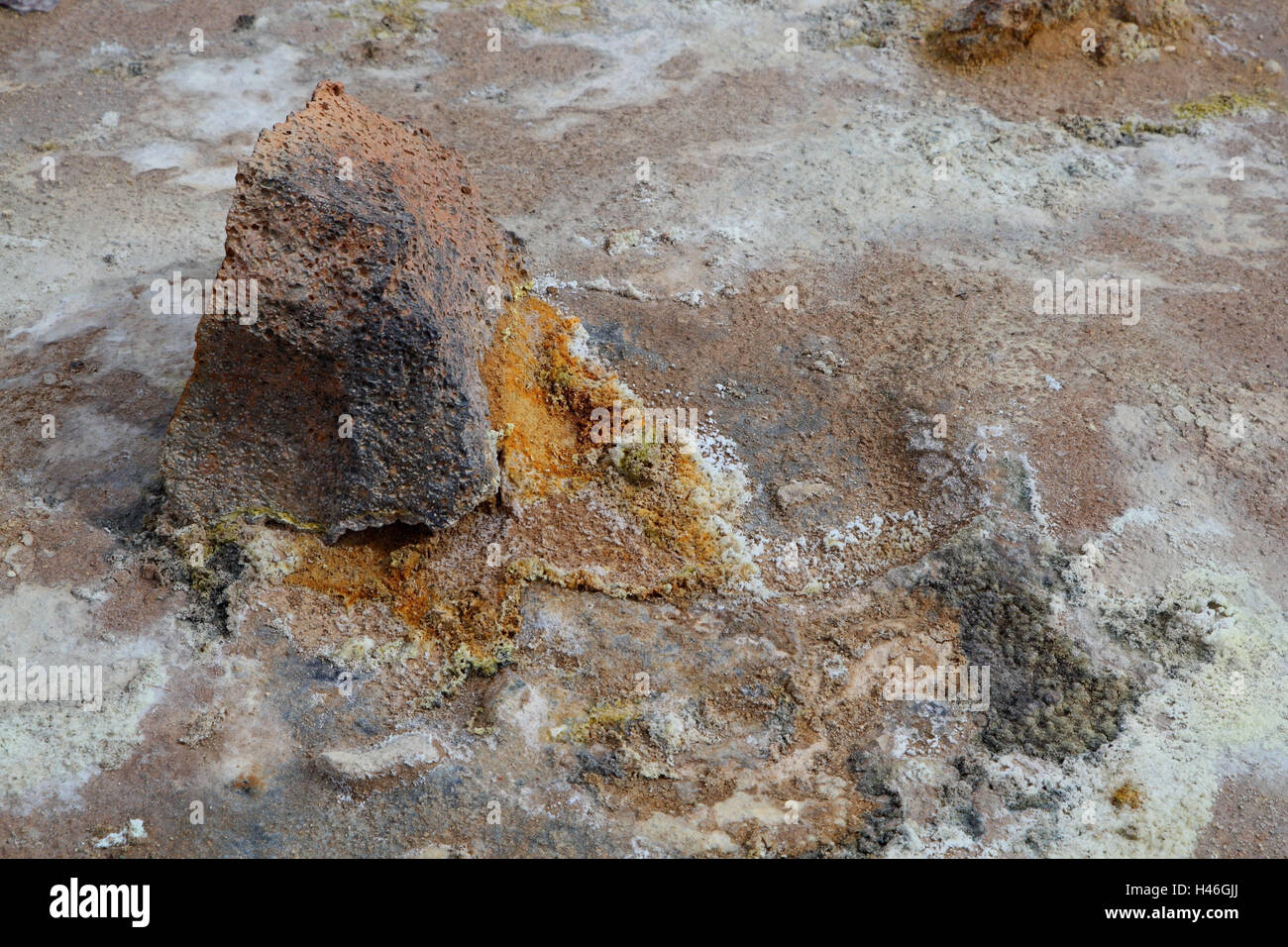 Geothermal area Namaskard, Iceland Stock Photo - Alamy