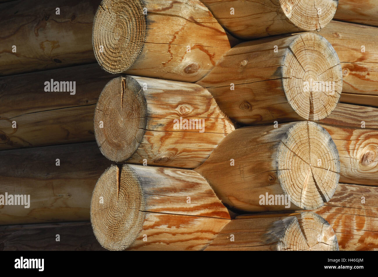 Log cabin, close-up, detail Stock Photo - Alamy