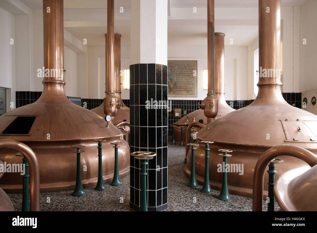 Germany, Saarland, Karlsberg brewery, Homburg, old brewhouse Stock ...