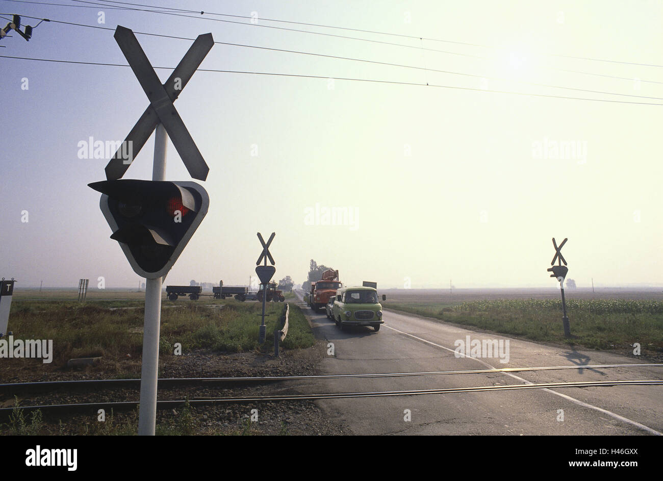 Unguarded crossing hi-res stock photography and images - Alamy