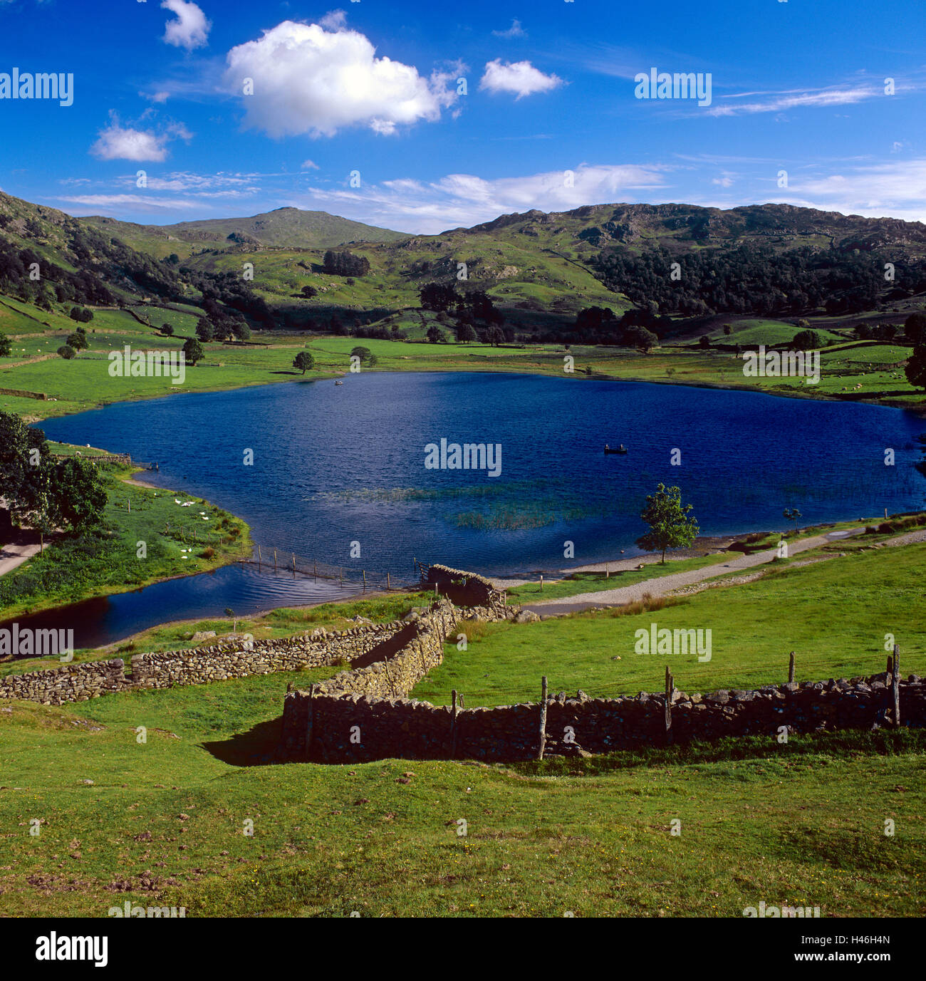 Watendlath Tarn Cumbria Lake District, England Stock Photo - Alamy