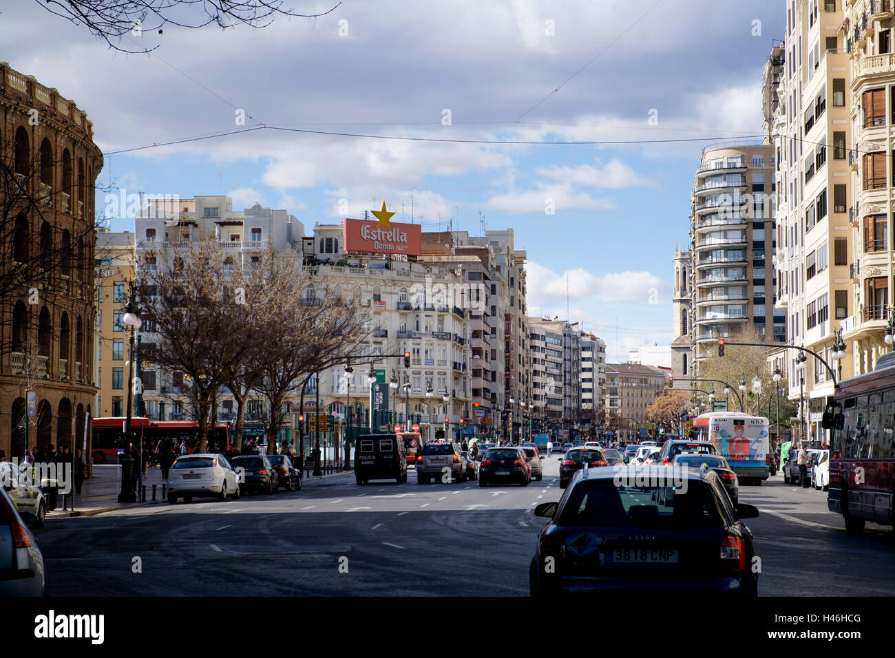 Valencia street scene view hi-res stock photography and images - Alamy
