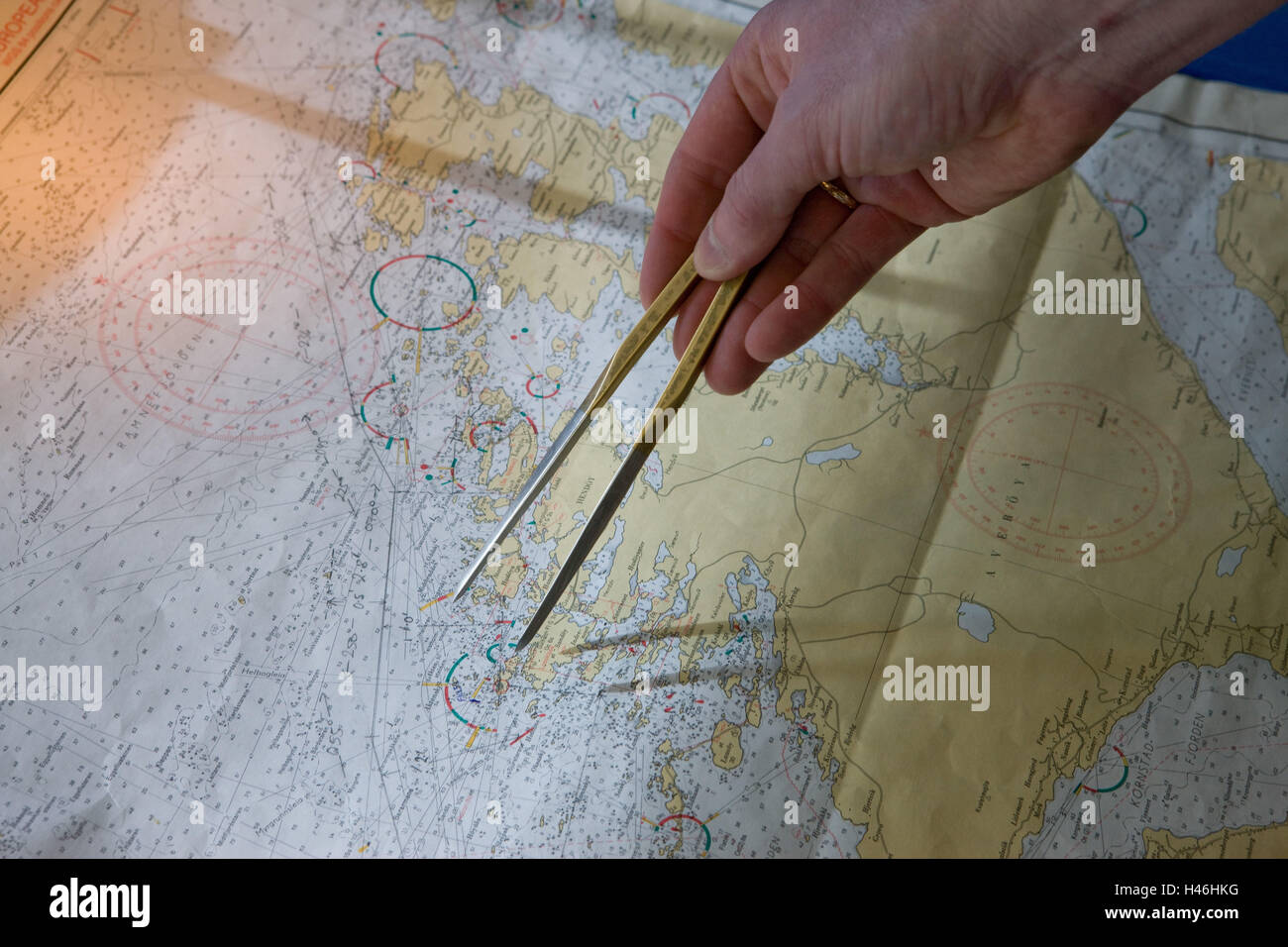 Ship traffic map hi-res stock photography and images - Alamy
