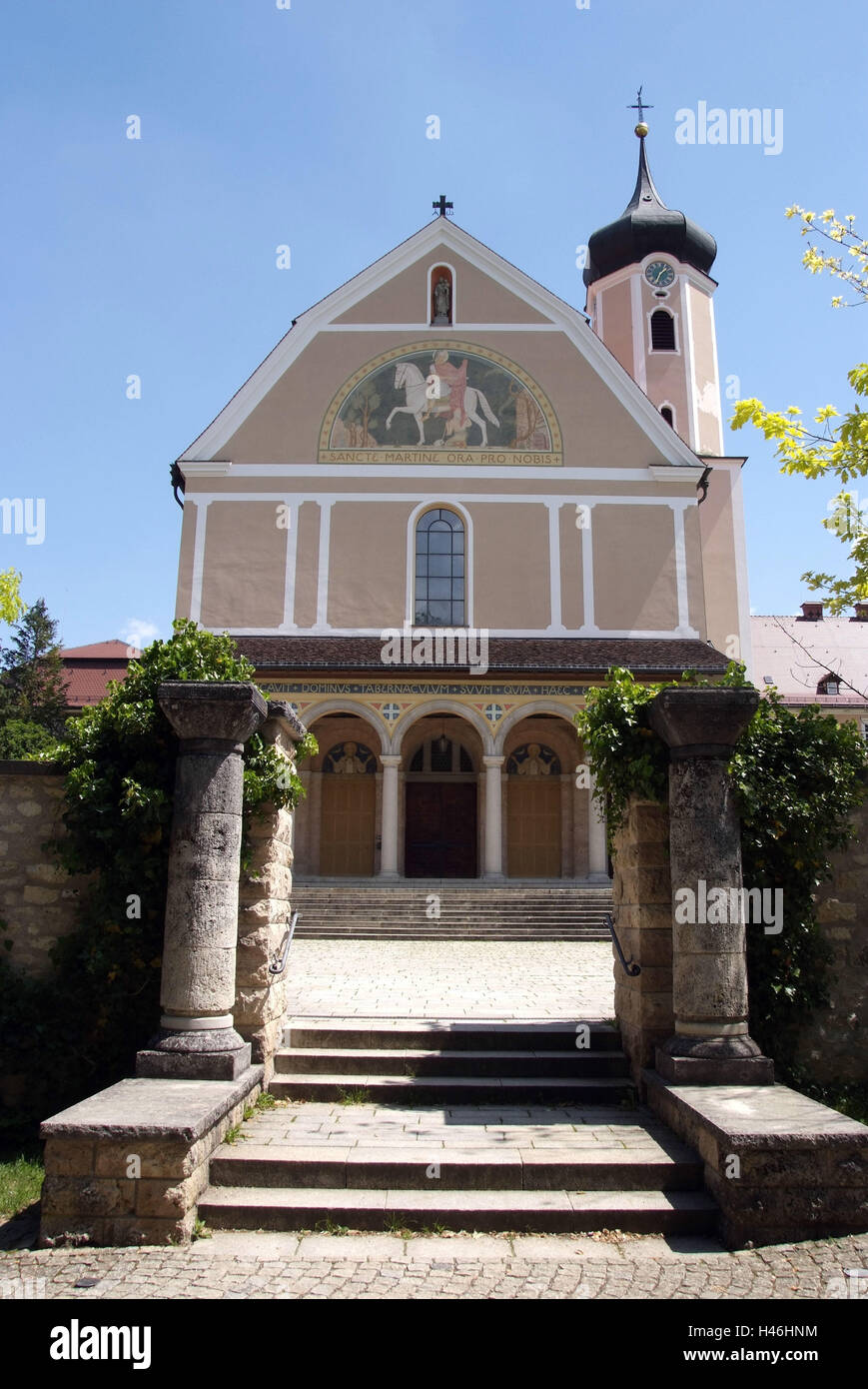 Germany, Baden-Württemberg, Beuron Archabbey, church Stock Photo - Alamy