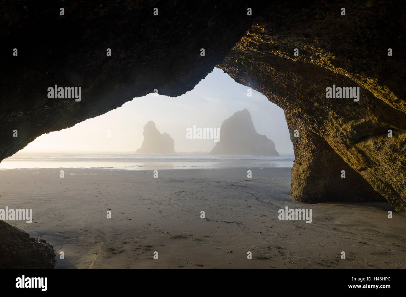Archway Islands, Wharariki Beach, Golden Bay, Tasman District, South ...