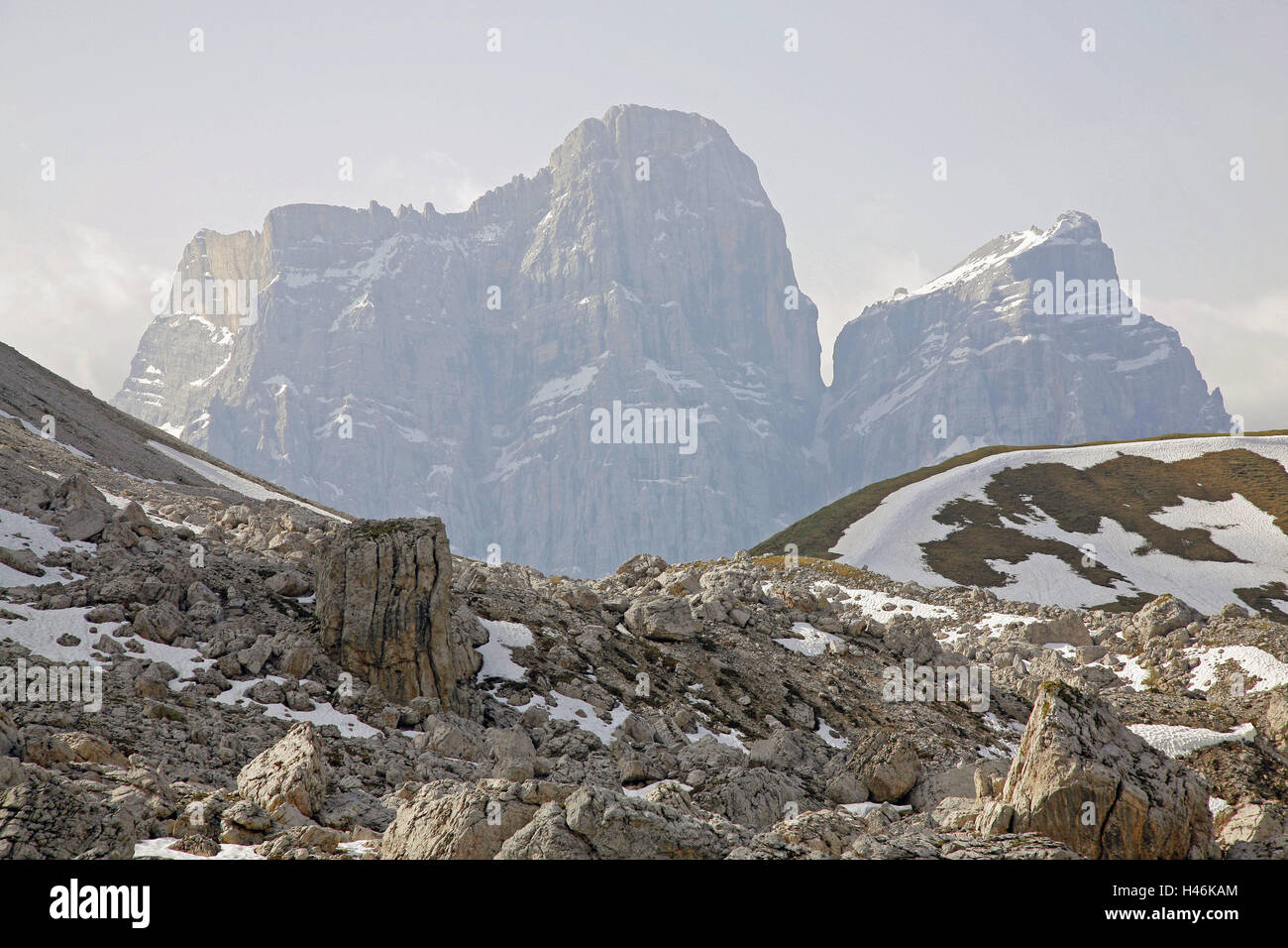 Italy, South Tyrol, the Dolomites, Monte Pelmo, mountain, mountains ...