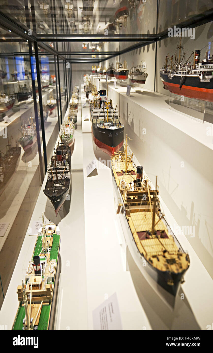 Museum, ship models Stock Photo - Alamy