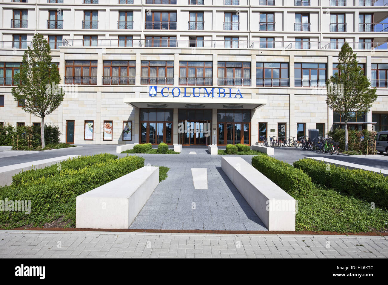 Germany, Wilhelmshaven, 'Columbia' hotel, input Stock Photo - Alamy