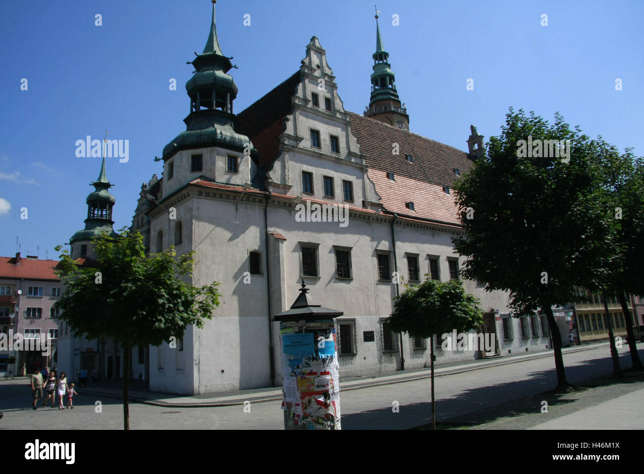 Poland, Brieg, city hall Stock Photo - Alamy