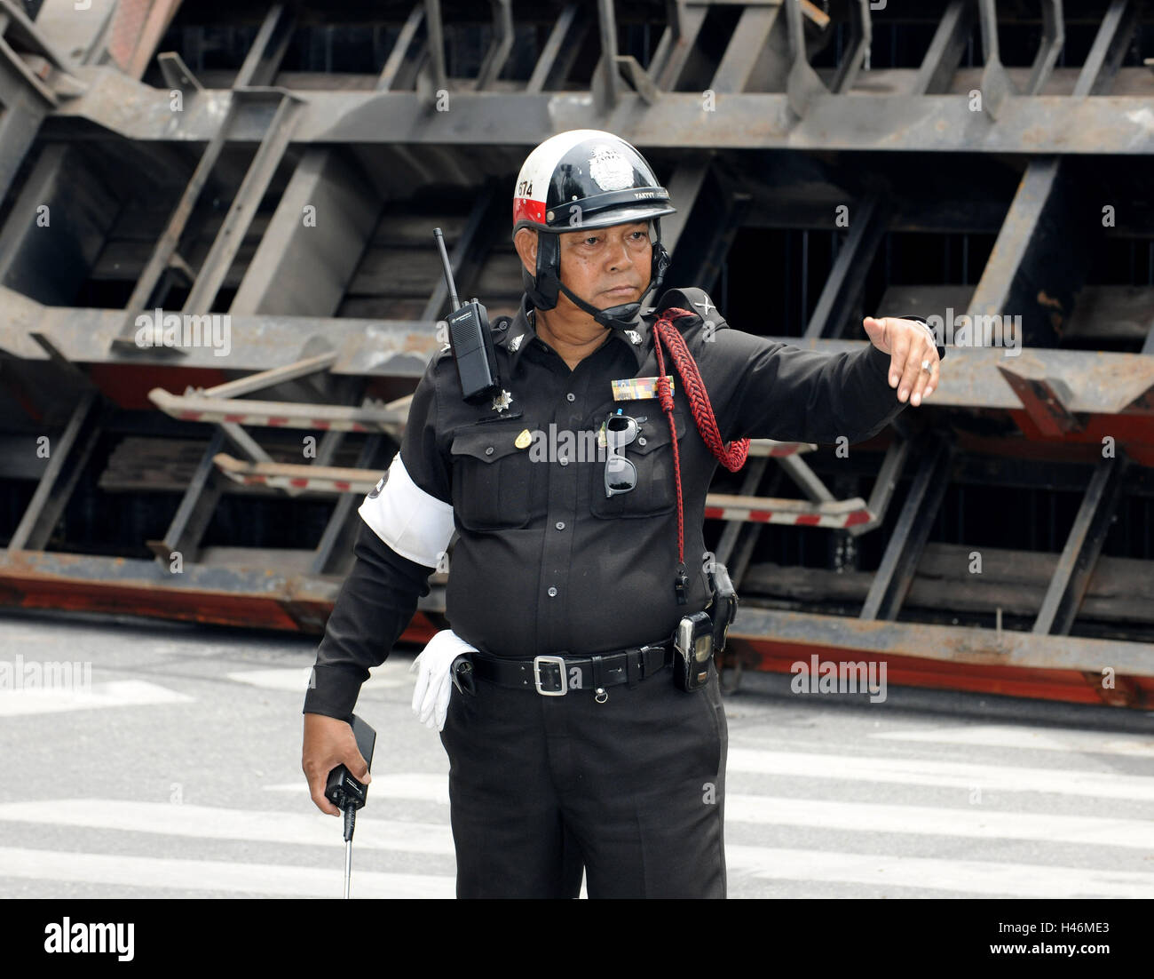 Thailand, policeman, traffic control, Thailand, person, man, local ...