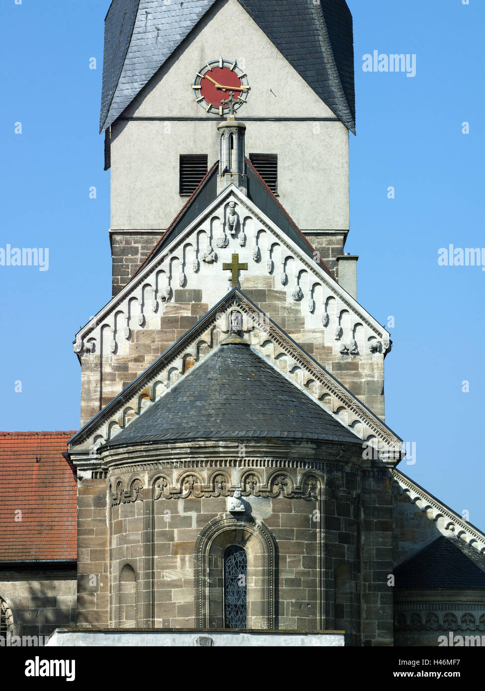 Germany, Baden-Wurttemberg, Göppingen-Faurndau, collegiate church ...