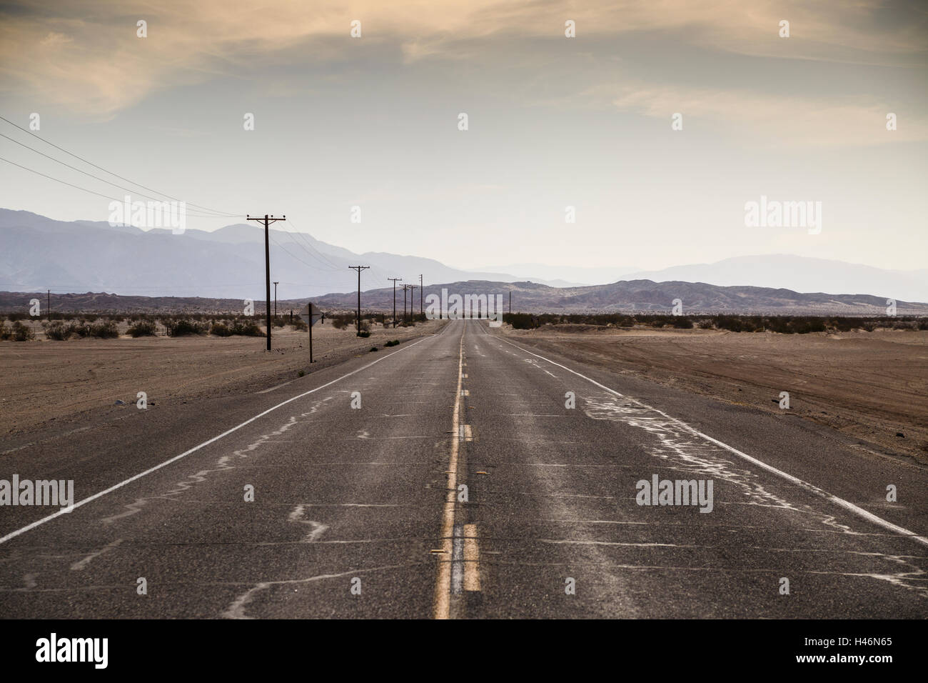 Highway CA-78, Imperial County, California, USA Stock Photo - Alamy