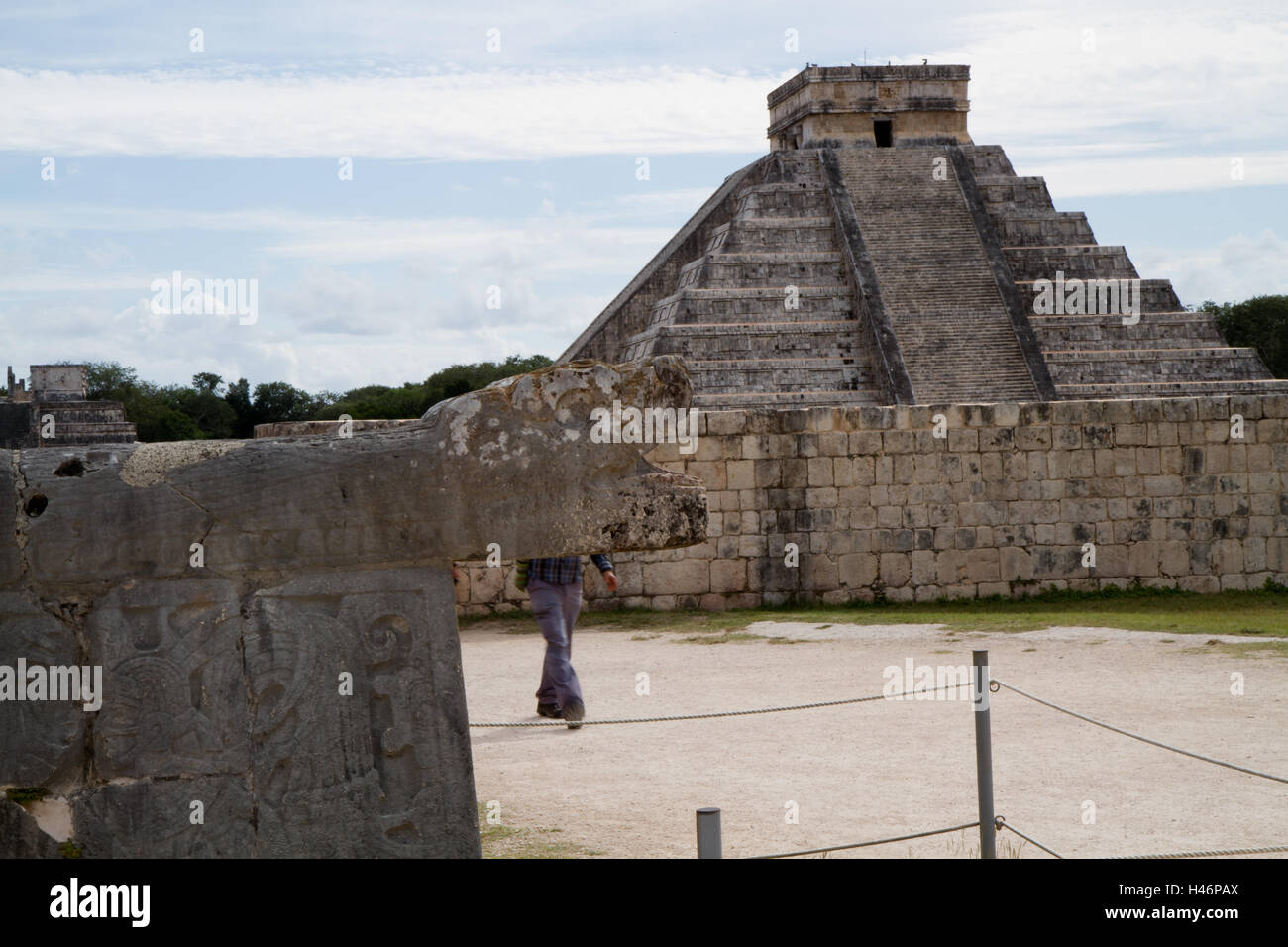 ancient archaelogycal site of chichen itza in yucatan mexico Stock ...