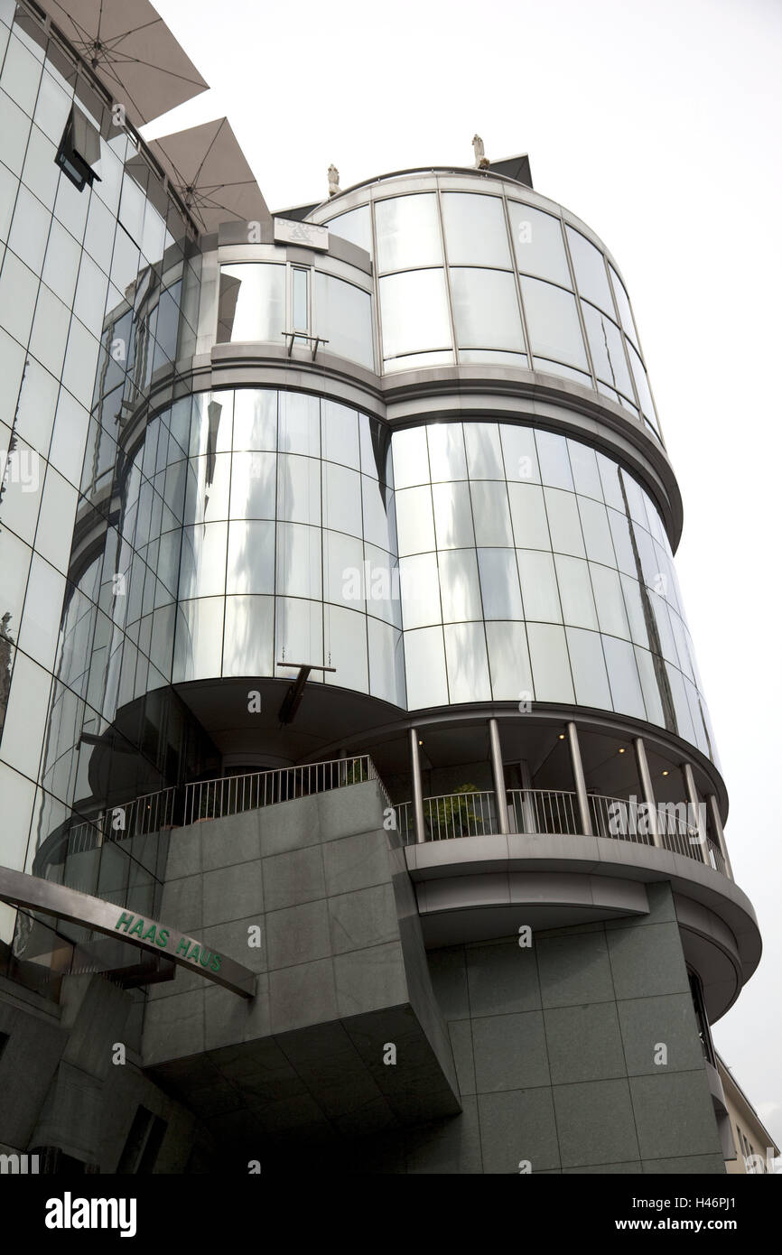 House, glass front, building, architecture, outside, structure, Haas ...