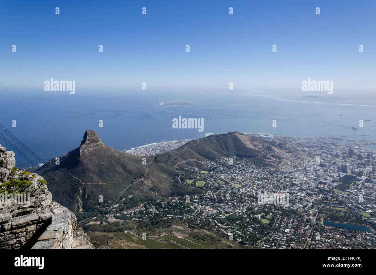 Table mountain from sea hi-res stock photography and images - Alamy