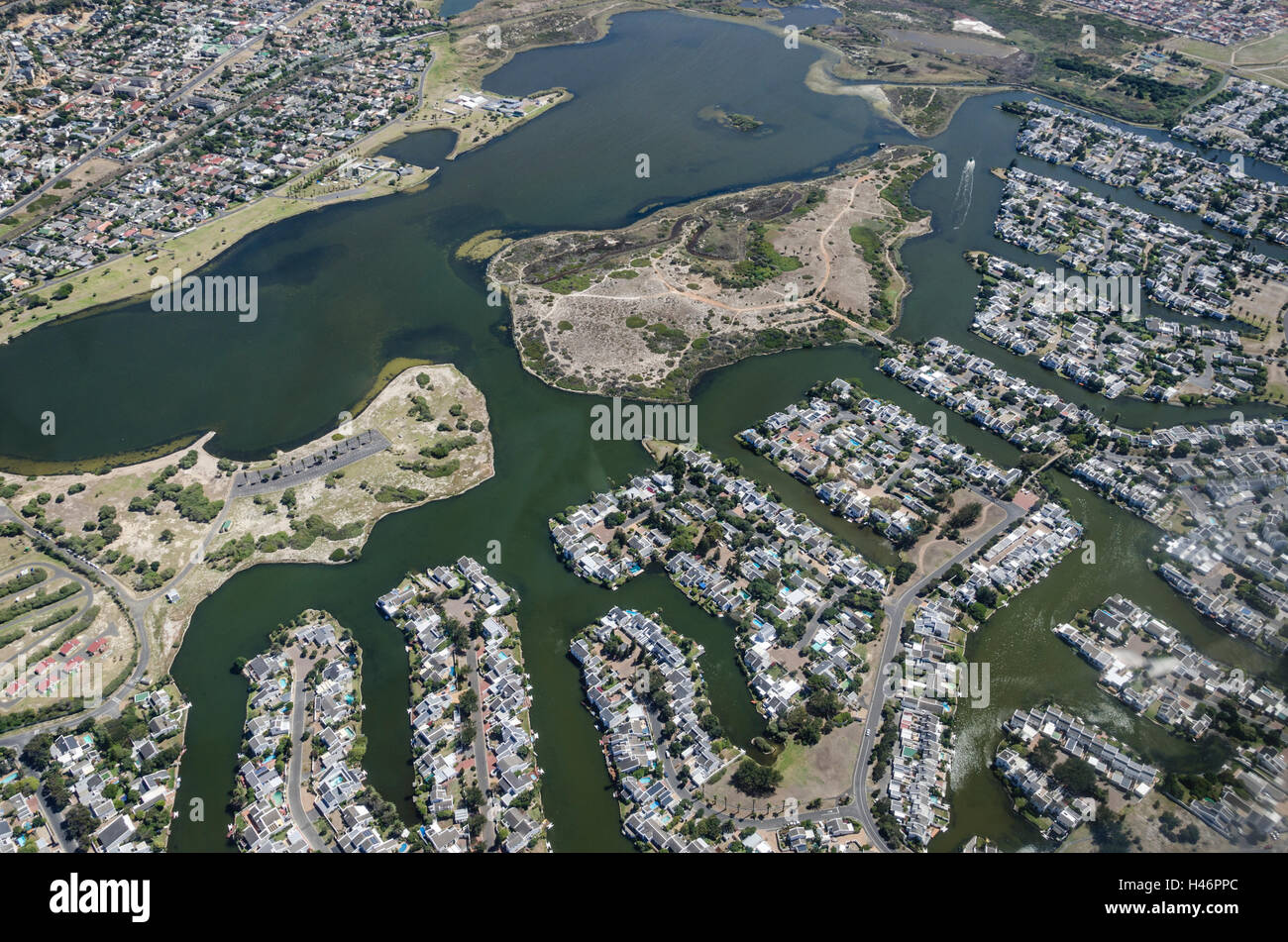 Aerial View, Cape Town, Western Cape, South Africa, Africa Stock Photo ...