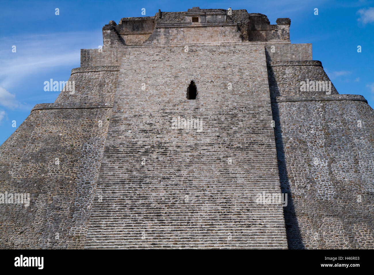 the pyramid of uxmal in yucatan in south of mexico Stock Photo - Alamy