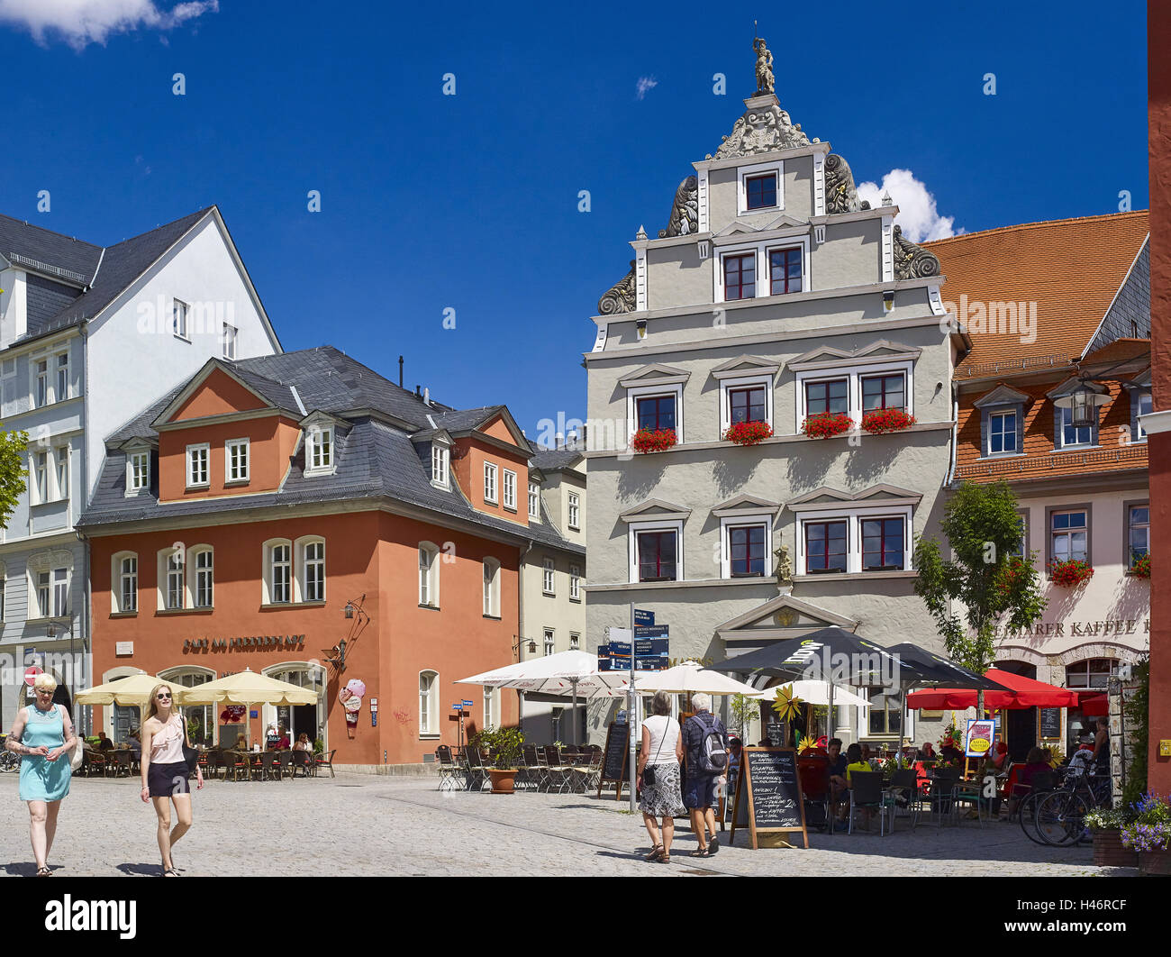 House Jagemann at the Herderplatz in Weimar, Thuringia, Germany Stock ...