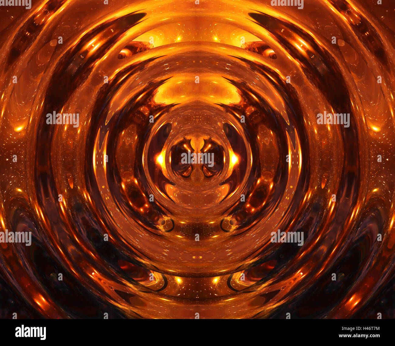 graphic concept of music in space, cosmic sound waves, computer design ...