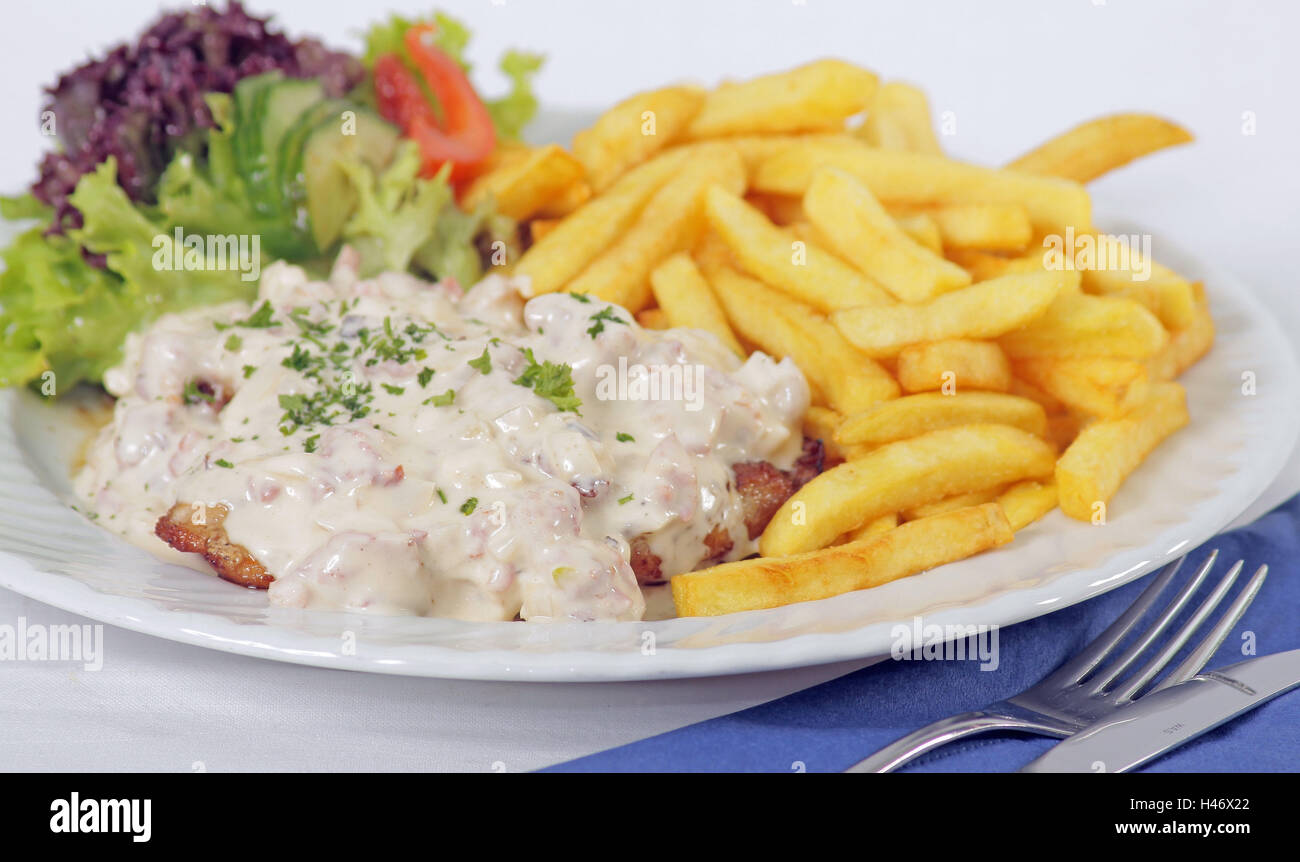 Plate, main meal Stock Photo - Alamy
